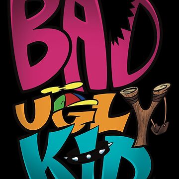 "BAD UGLY KID logo" Sticker for Sale by Gregory Murphy | Redbubble