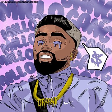 Pegatina con la obra «Bryant Myers Millo Gang» de RubenGaldona | Redbubble