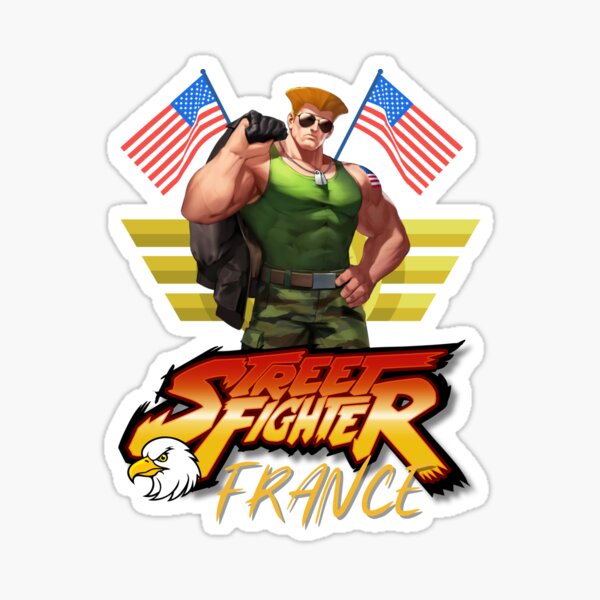 "Guile SFF" Sticker by TacticalWolf | Redbubble