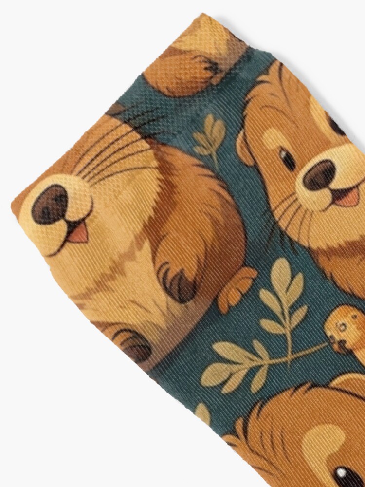 "Beaver" Socks for Sale by MySignatureTees | Redbubble