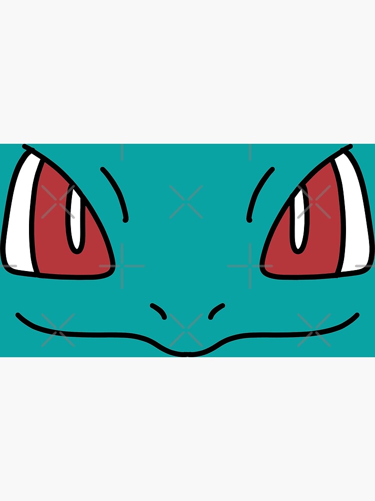 "Bulbasaur Face" Poster by Wolf-Custom | Redbubble