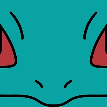 "Bulbasaur Face" Poster by Wolf-Custom | Redbubble