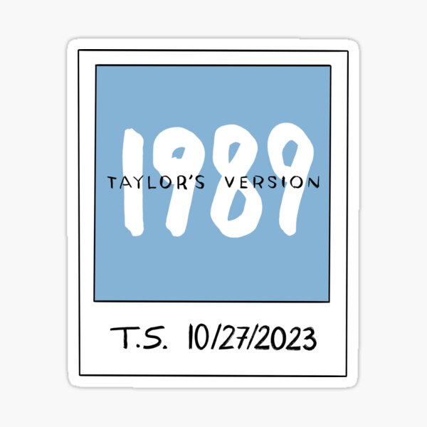 "1989 TV Photograph" Sticker for Sale by amenzock | Redbubble