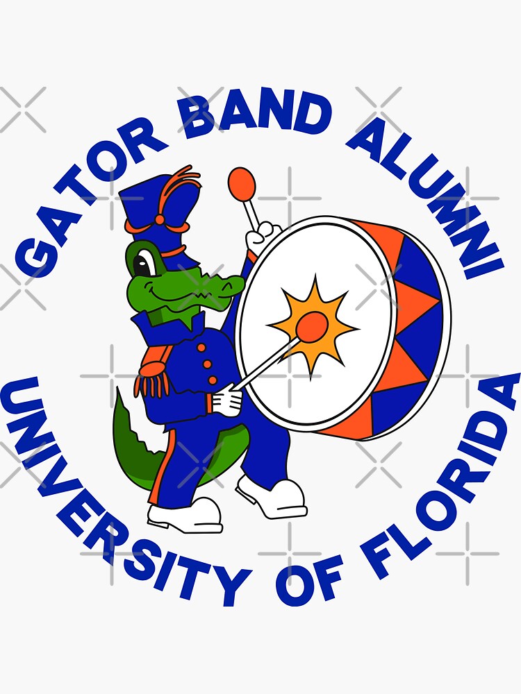 "Gator Band Alumni Association Official Logo" Sticker for Sale by GBAA ...