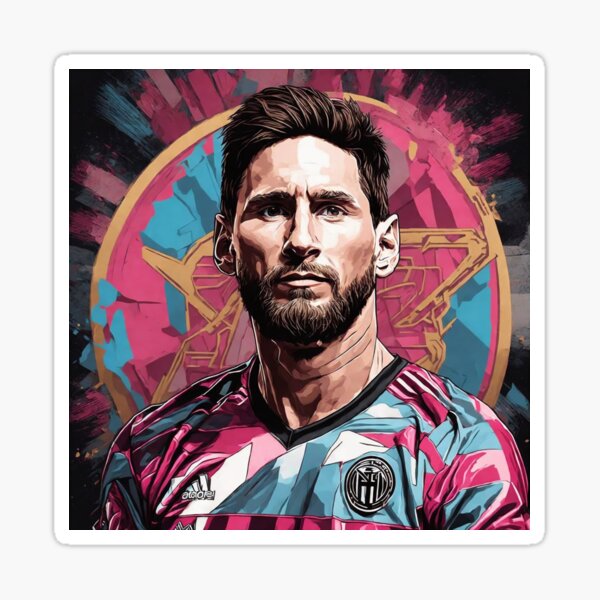 "Messi Miami Majesty" Sticker for Sale by OutlawedShop | Redbubble
