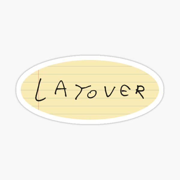 "V – Layover logo (notebook version)" Sticker for Sale by ...