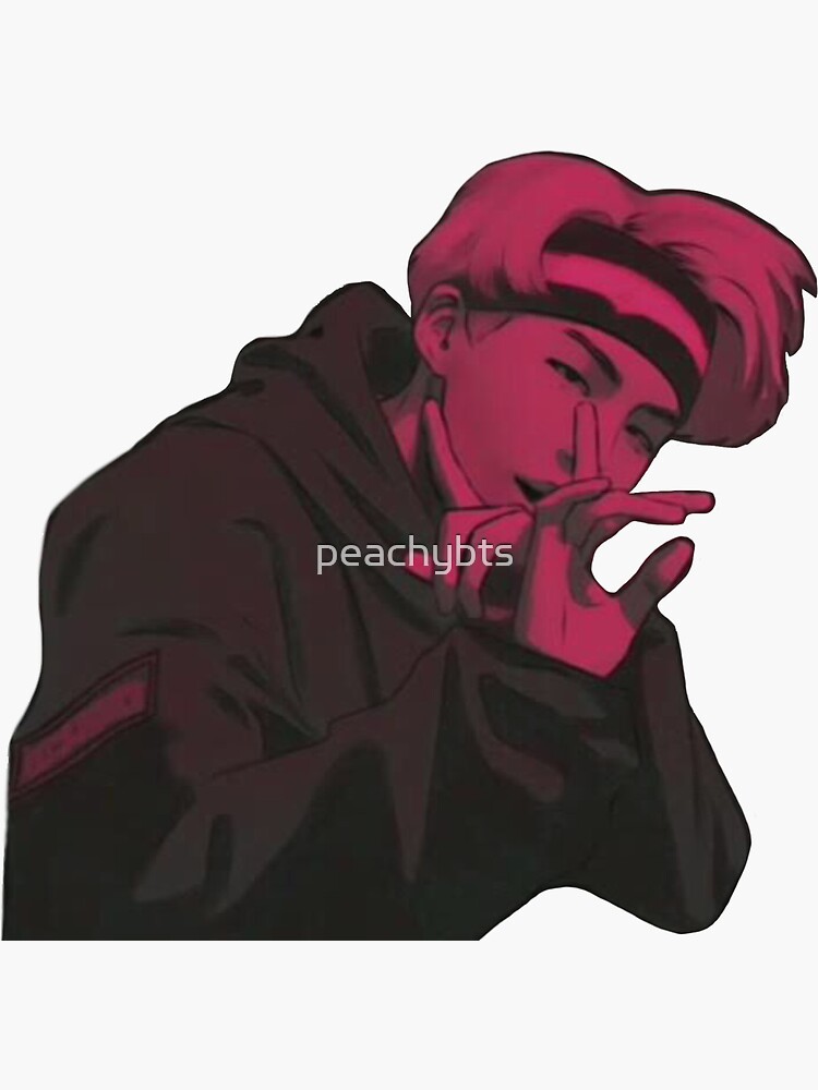 "SUGA MIC DROP" Sticker for Sale by peachybts | Redbubble