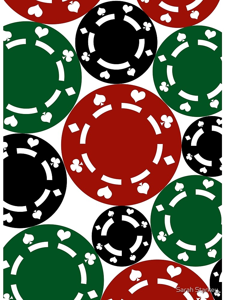 "Poker Chips" T-shirt for Sale by sarahstarkey | Redbubble | poker ...