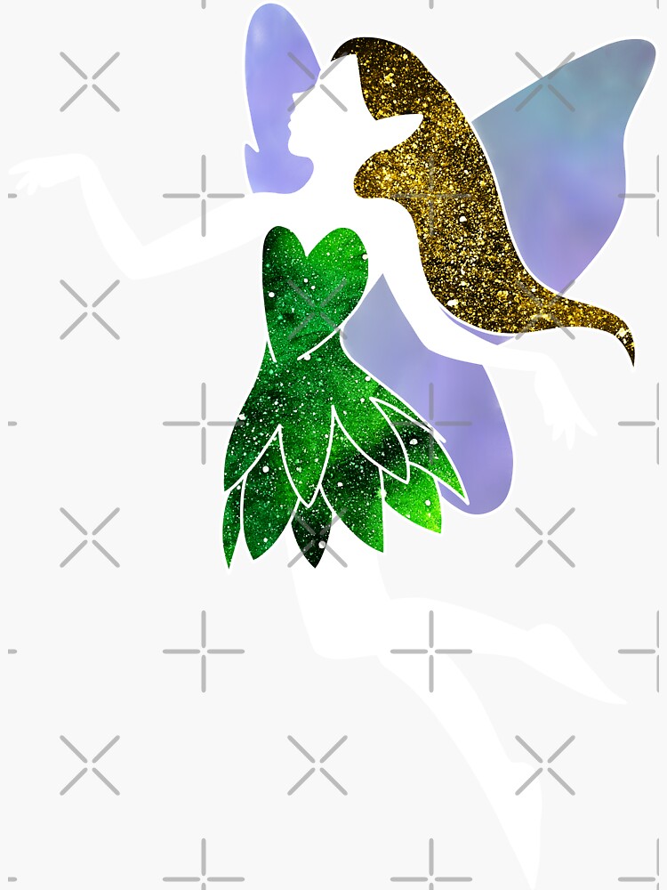 "Cosmic Pixie - White Version" Sticker for Sale by SilverFantasy ...