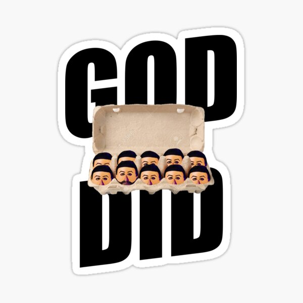 "DJ K. GOD DID" Sticker for Sale by yrhomesclice | Redbubble