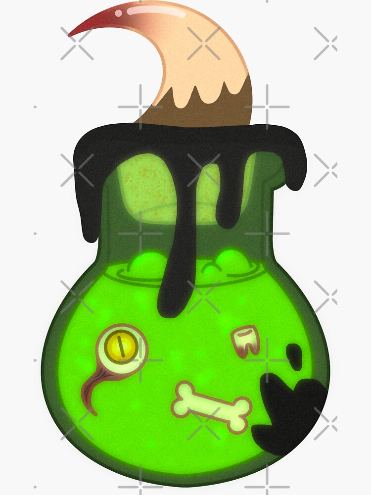 "Beastial Shape Potion" Sticker for Sale by madiwohl | Redbubble