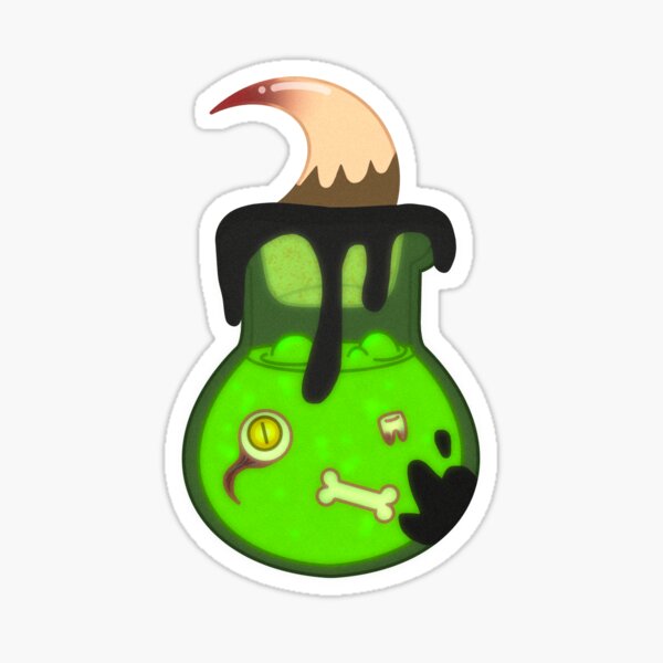 "Beastial Shape Potion" Sticker for Sale by madiwohl | Redbubble