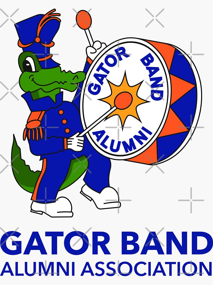 "Gator Band Alumni Association Vertical Official Logo" Sticker for Sale ...