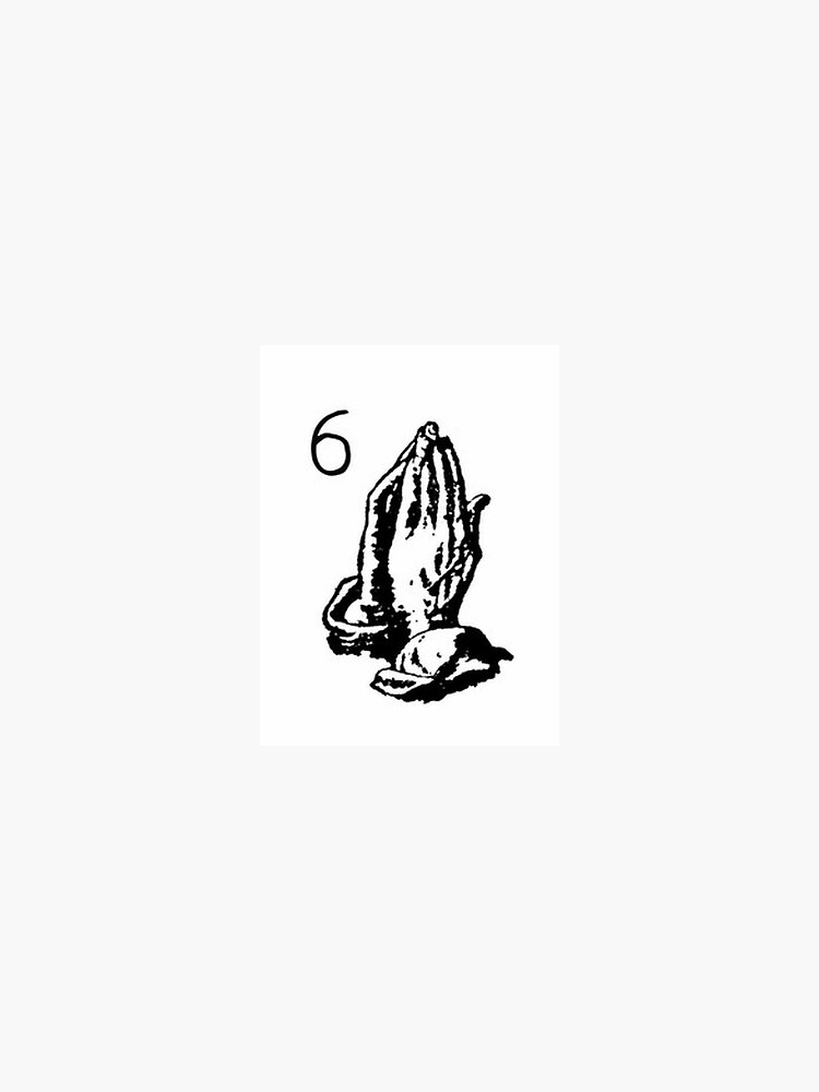 "Drake 6 God Logo" Sticker for Sale by epeterson10 | Redbubble