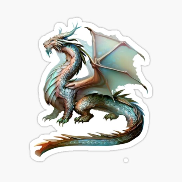 "4 Mythical dragon " Sticker for Sale by L-J-R-DESIGNS | Redbubble