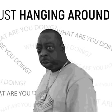 "Beetlejuice Just Hanging Around Artwork Funny Photo" Sticker for Sale ...