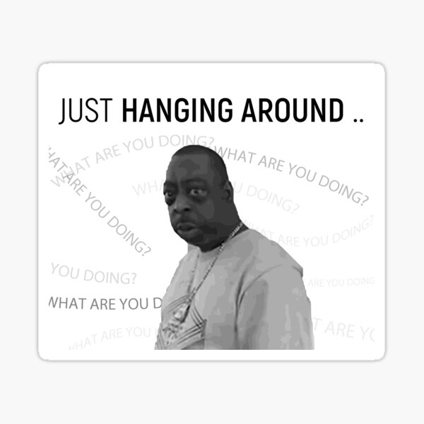 "Beetlejuice Just Hanging Around Artwork Funny Photo" Sticker for Sale ...