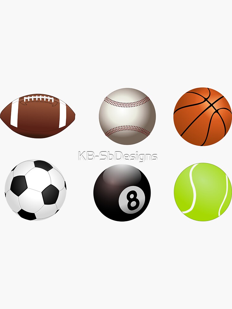 "Balls Sticker Pack" Sticker for Sale by KB-SbDesigns | Redbubble