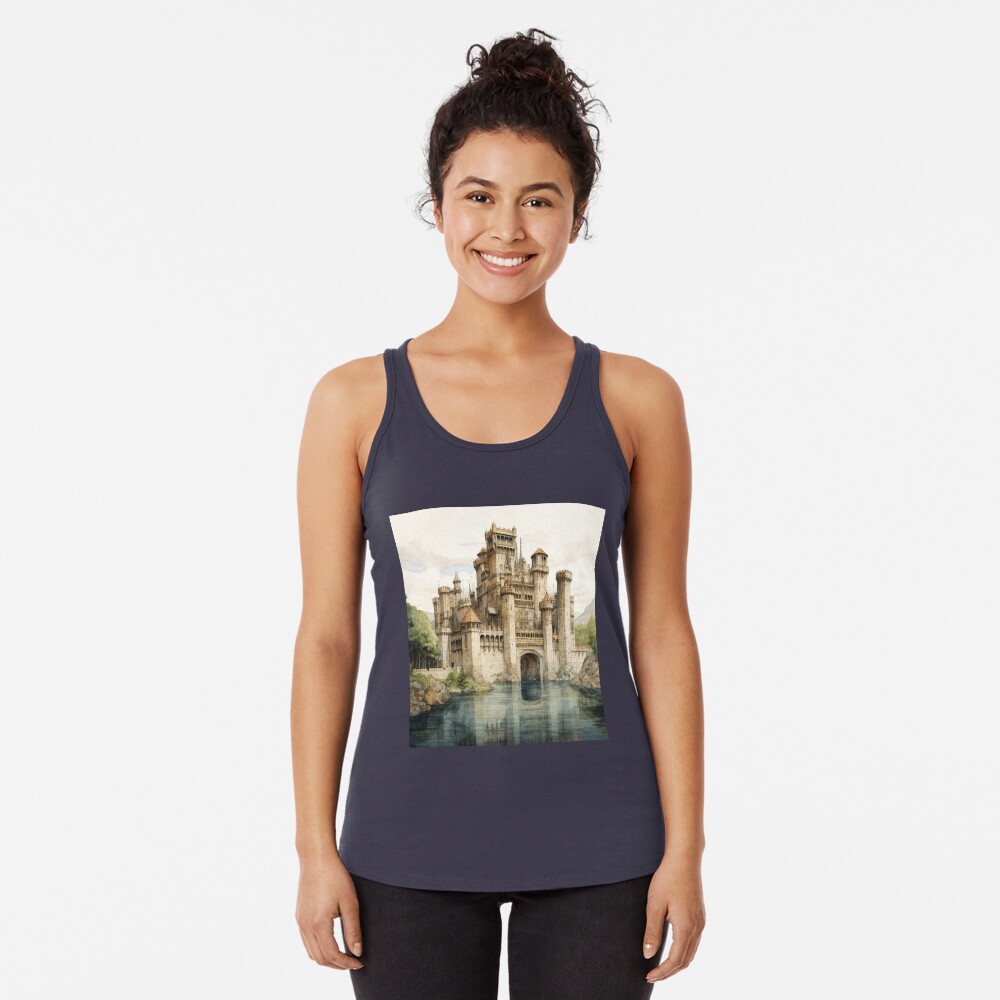 "A Sketch of a Medieval Castle" Sticker for Sale by Sketch-Shack ...