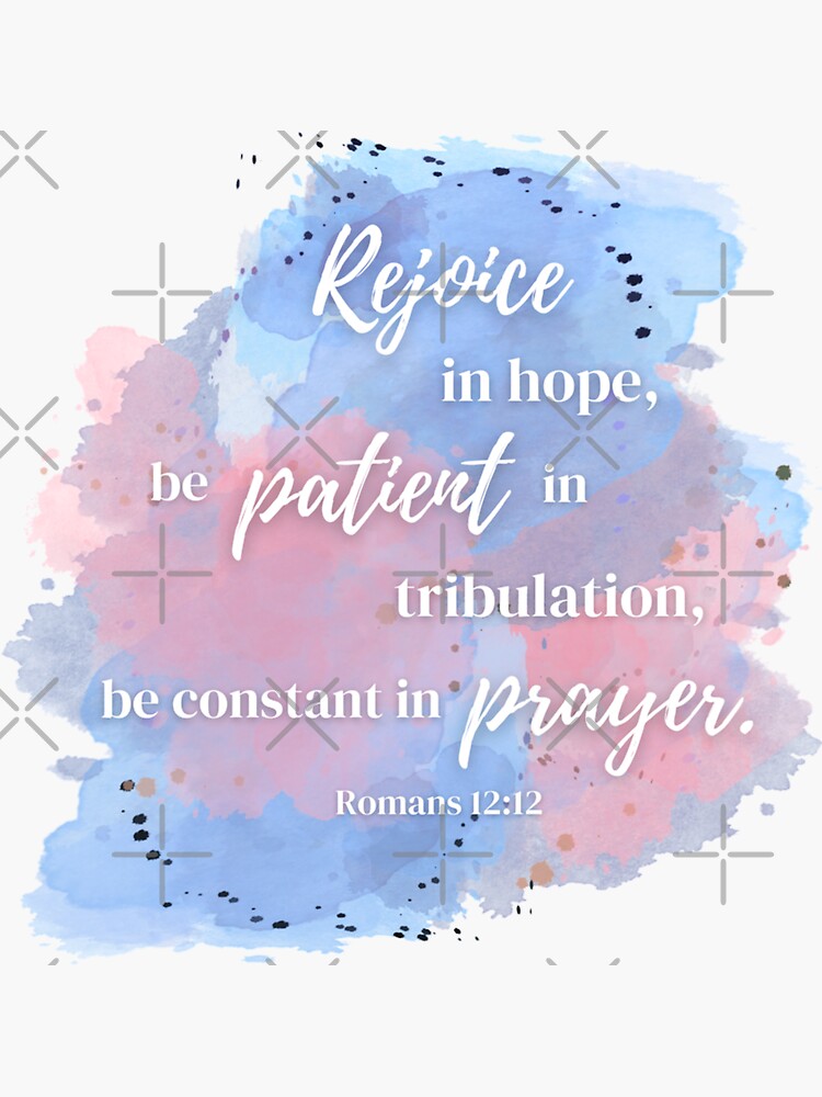 "Rejoice in Hope - Christian Bible Stickers, Magnets, Pins, & Cards ...