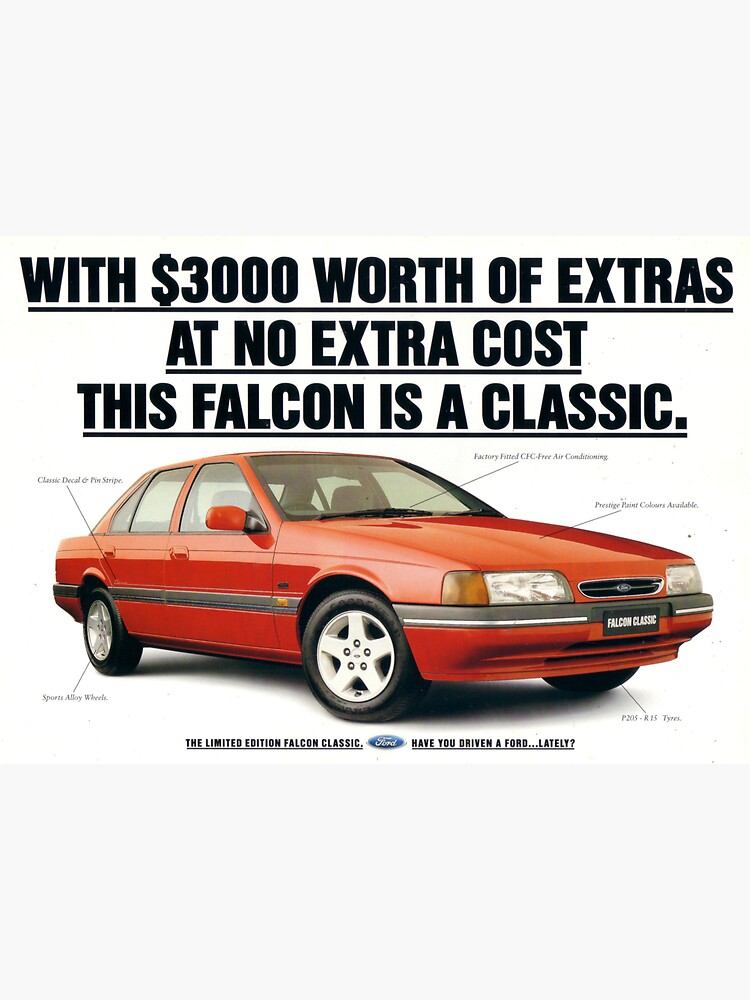 "Ford Australia ED Falcon" Sticker for Sale by VippiN | Redbubble