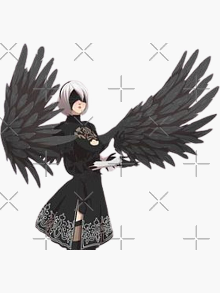 "B2 - Nier Automata" Sticker for Sale by Jackson-sa | Redbubble