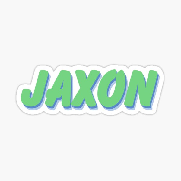 "Jaxon Name" Sticker for Sale by Hcrandell | Redbubble