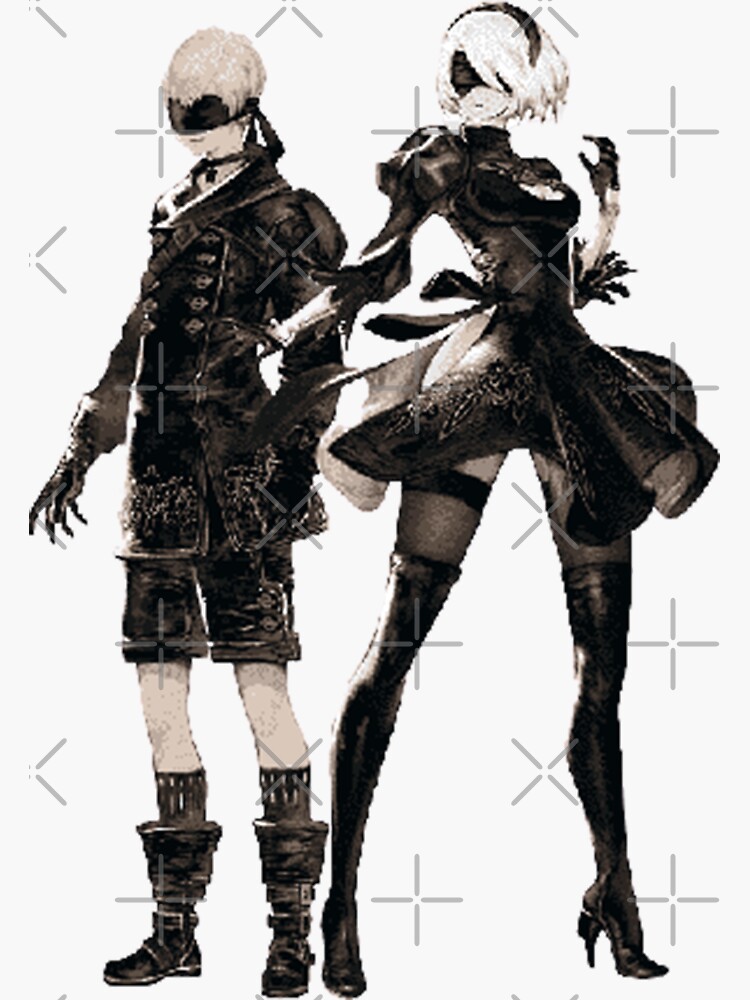 "B2 - Nier Automata" Sticker for Sale by Jackson-sa | Redbubble