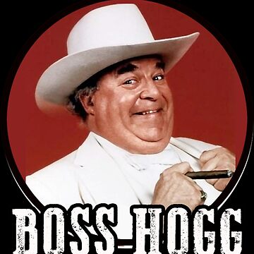 "Boss Hogg from Dukes Of Hazzard" Sticker for Sale by Brinnle | Redbubble