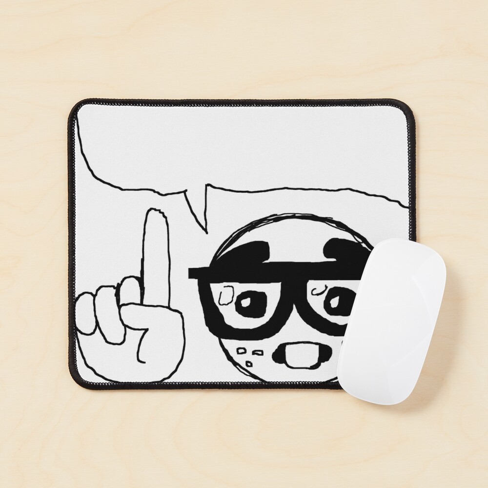 "Um Actually Nerd Emoji Reaction" Art Board Print for Sale by ...