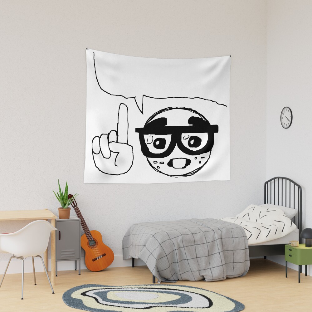 "Um Actually Nerd Emoji Reaction" Art Board Print for Sale by ...