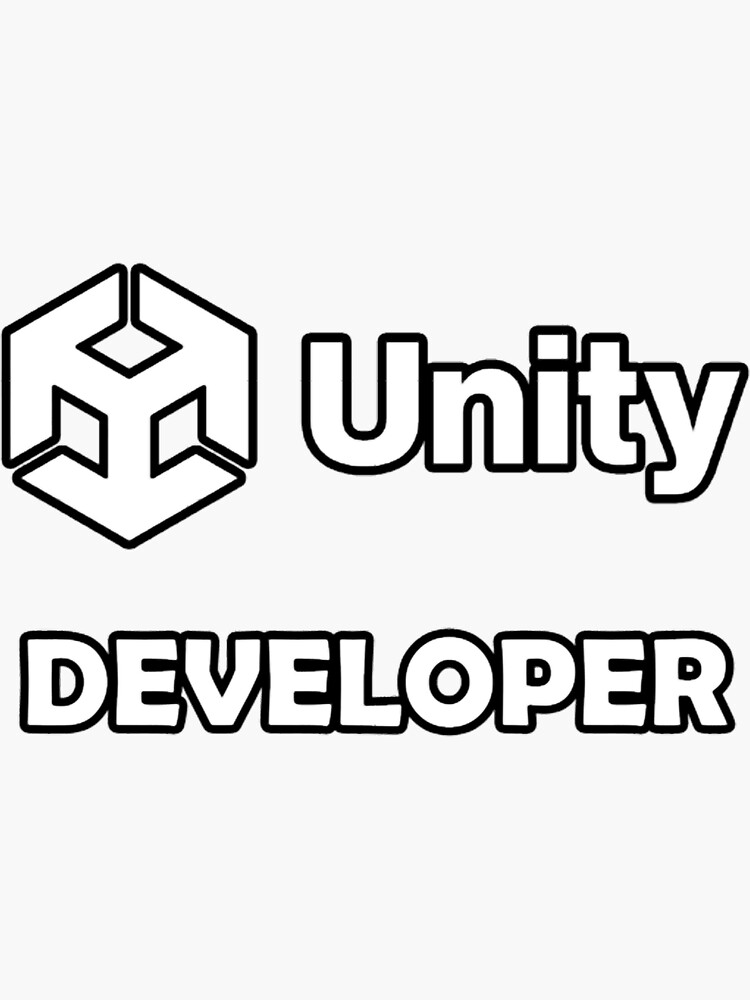 "Unity Developer Unity Game Developer" Sticker for Sale by FRANKSTEM ...