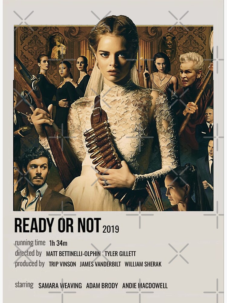 "Ready Or Not Old Movie" Sticker for Sale by Delilahceli | Redbubble