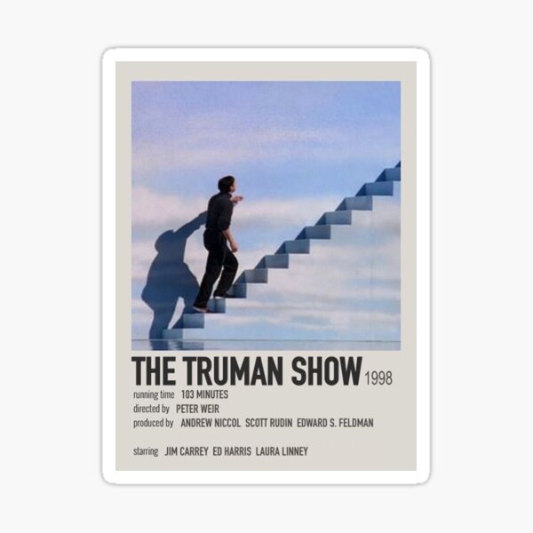 "The Truman Show Vintage" Sticker for Sale by Azaleaelija | Redbubble