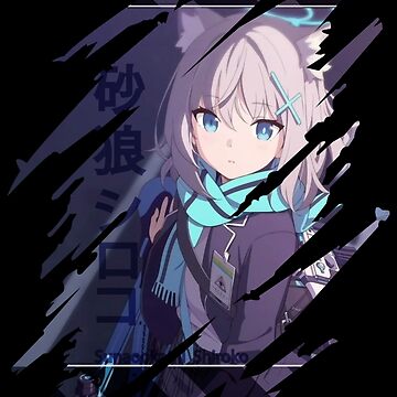 "Blue Archive Shiroko, sunaookami." Sticker for Sale by giaohan | Redbubble