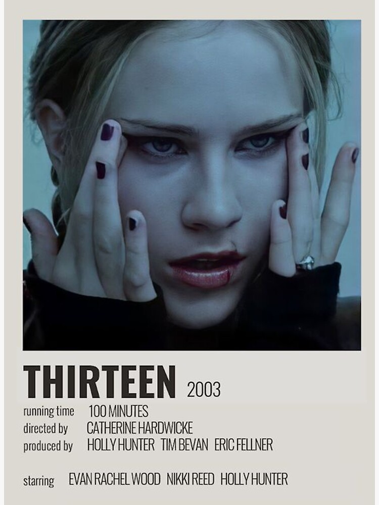 "Thirteen Classic Poster" Sticker for Sale by Azaleaelija | Redbubble