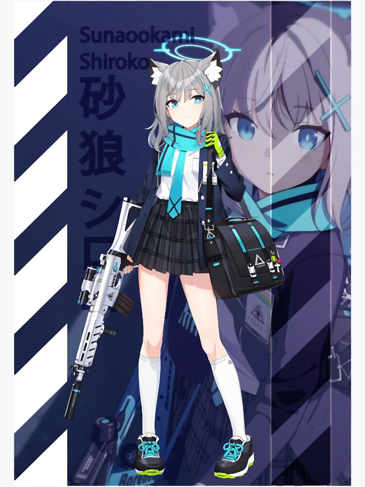 "Blue Archive Shiroko" Sticker for Sale by changchanh | Redbubble