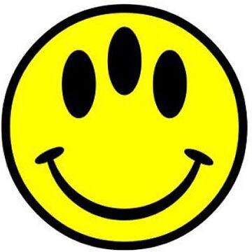 "Three Eyed Smiley Face" Sticker for Sale by CallMeGeorgio | Redbubble