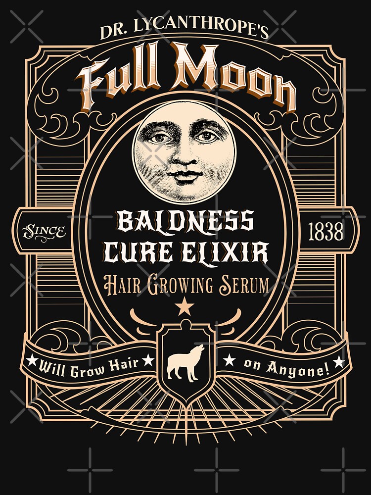 "Dr Lycanthrope's Full Moon Elixir Halloween Werewolf Hair Serum Brown ...