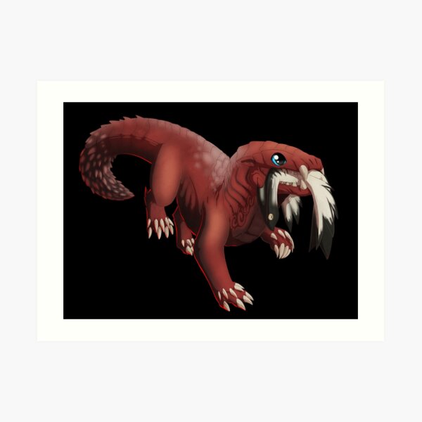 "Monster Hunter - Odogaron Chibi" Art Print by Levo | Redbubble