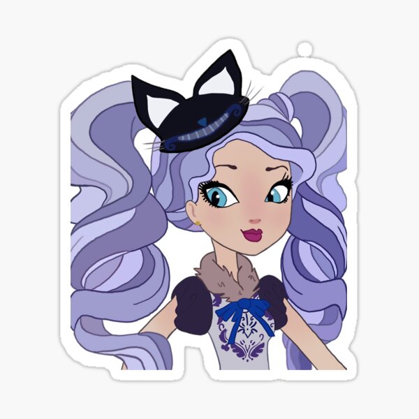 "Kitty Cheshire from Ever After High " Sticker for Sale by tmppvqqzm99 ...