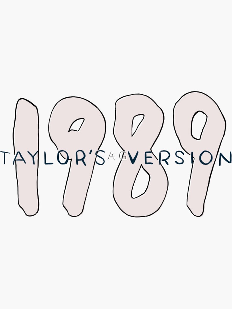 "1989 TV" Sticker for Sale by A G | Redbubble