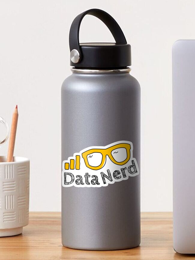 "Data Nerd" Sticker for Sale by KerryKolosko | Redbubble