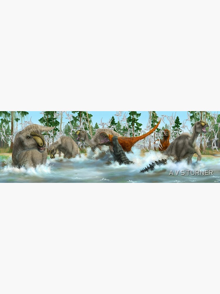 "Anasazisaurus, Bistahieversor, Deinosuchus & Muzquizopteryx" Poster ...