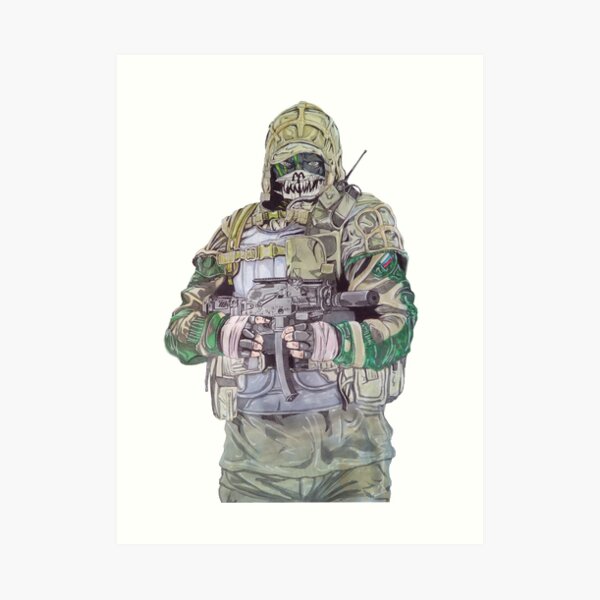 "Kapkan from R6S no background" Art Print by KitchenMaster | Redbubble