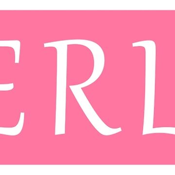 "Perla Name" Sticker for Sale by jeallan | Redbubble