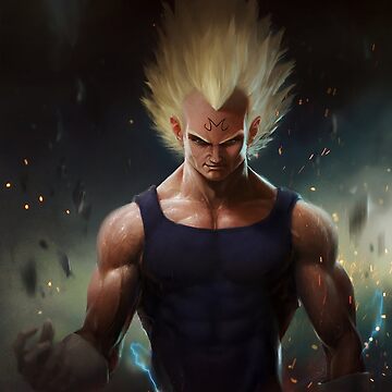 "Vegeta Realistic" Art Board Print for Sale by Aristote | Redbubble