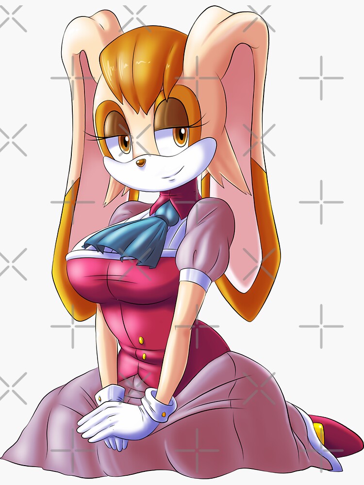 "Vanilla the Rabbit" Sticker for Sale by theTV499 | Redbubble