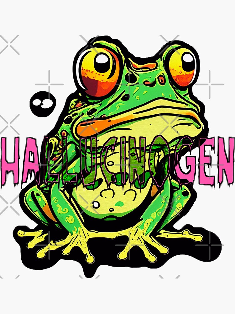 "ACID TOAD #1 (HALLUCINOGEN)" Stickerundefined by RICK-TURNER | Redbubble