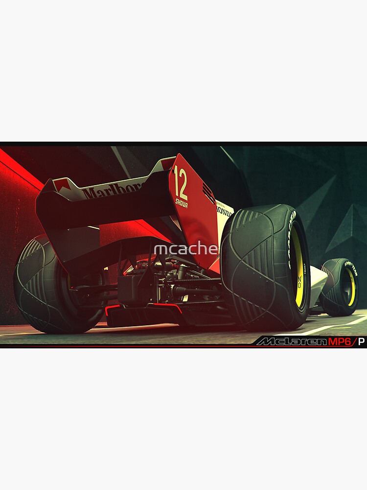 "Mclaren Formula 1" Sticker for Sale by mcache | Redbubble